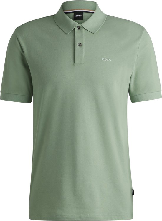 BOSS Pallas regular fit polo - pique - groen | bol