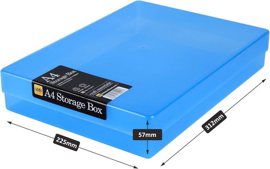 Stapelbare A4 Opbergdozen met Transparante Container - 5 Stuks | bol