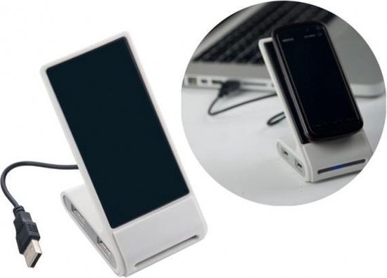 USB hub met houder voor je mobiel | bol.com