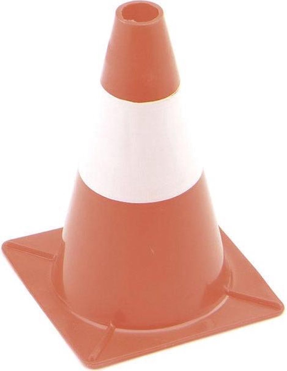 Set van 10 pionnen oranje wit - 30 cm hoog | bol