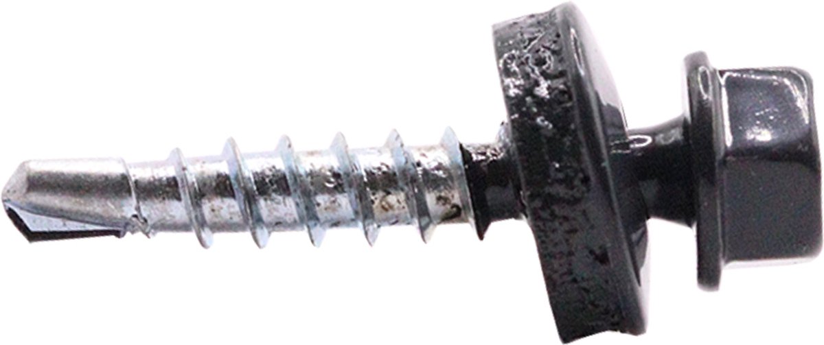 Wovar Dakpanplaatschroeven Verzinkt Antraciet R7016 4.8 x 28 mm | Doos ...