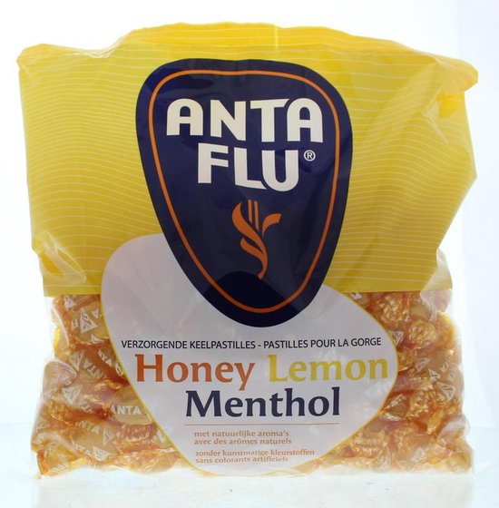 Anta Flu - Keelpastilles Honey-Lemon-Menthol - 1kg | bol