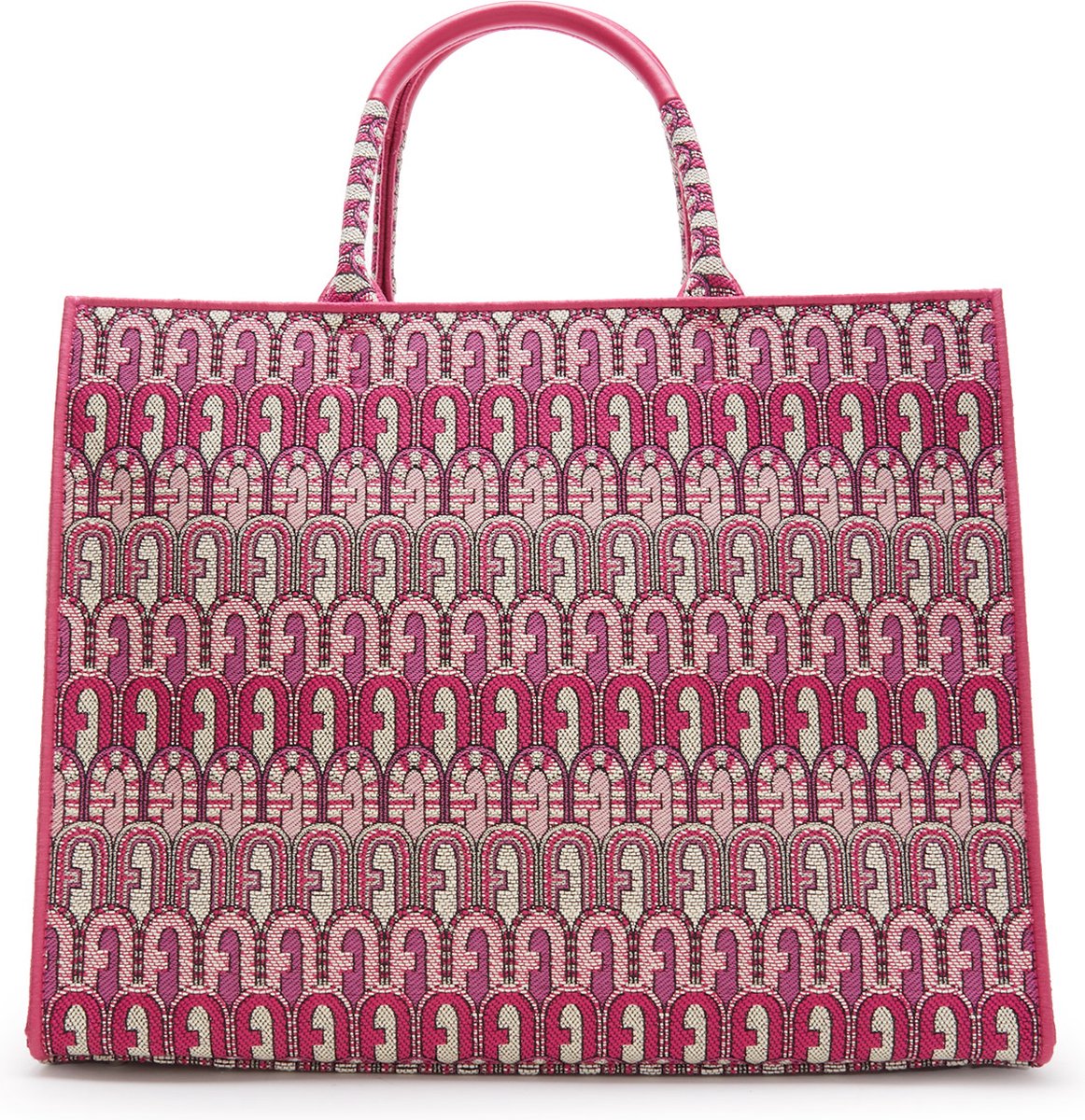 Furla Opportunity Dames Handtas Katoen;Leer;Textiel - Paars | bol.com
