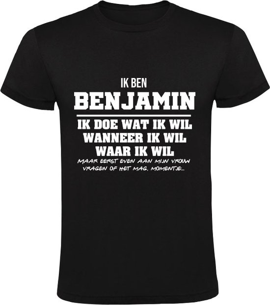 Benjamin Heren t-shirt | verjaardagkado | verjaardag kado | grappig ...