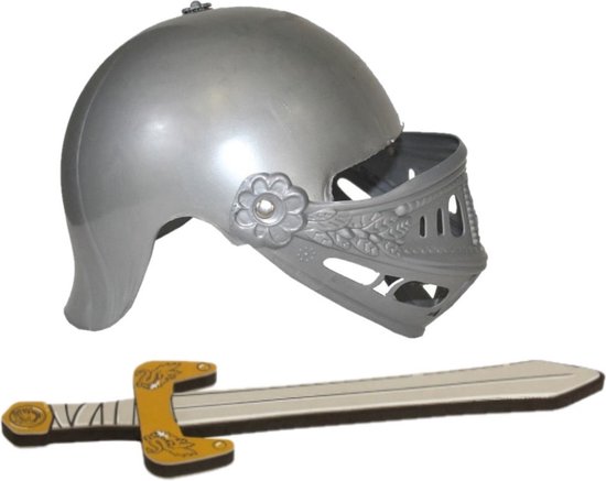 Ridder verkleed set helm en zwaard - Carnaval/Ridders thema feest ...