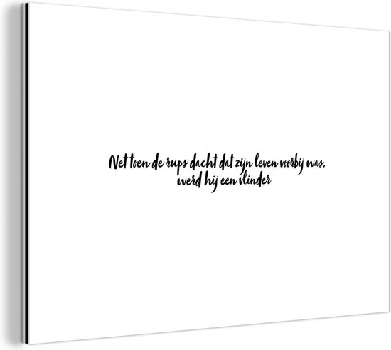 Wanddecoratie Metaal - Aluminium Schilderij - Humor - Tekst - Quotes ...