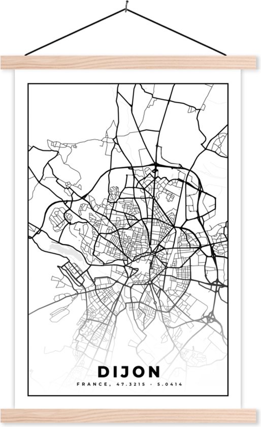 Posterhanger incl. Poster - Schoolplaat - Frankrijk - Dijon ...