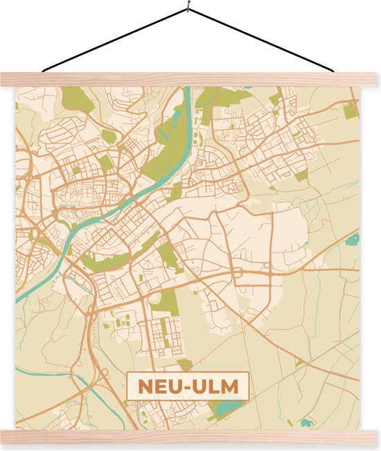 Posterhanger incl. Poster - Schoolplaat - Plattegrond - Neu-Ulm ...