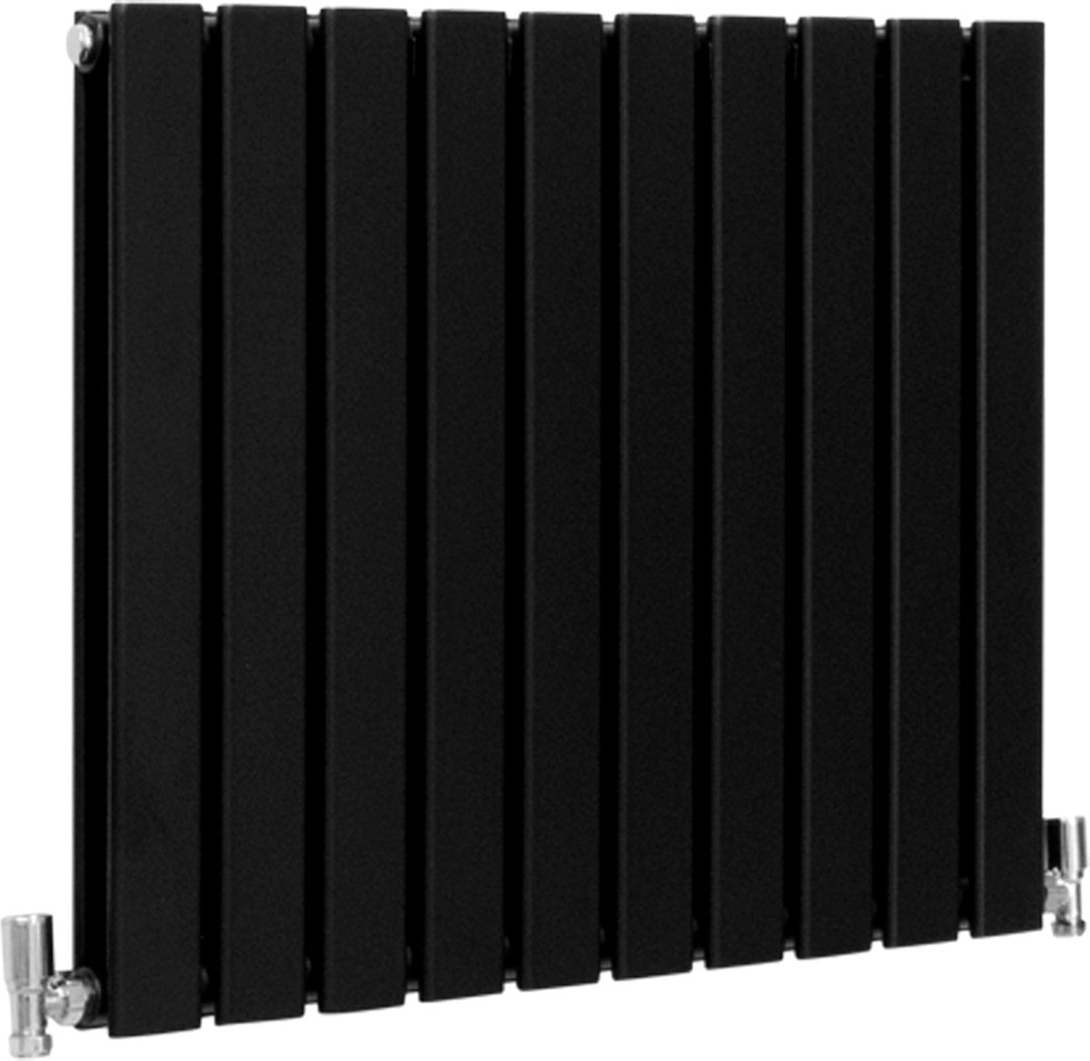 Design Radiator Sierradiator Verwarming - Mat Zwart - 600 mm x 700 mm ...