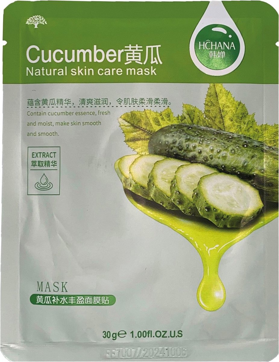 Cucumber sheet mask | bol.com