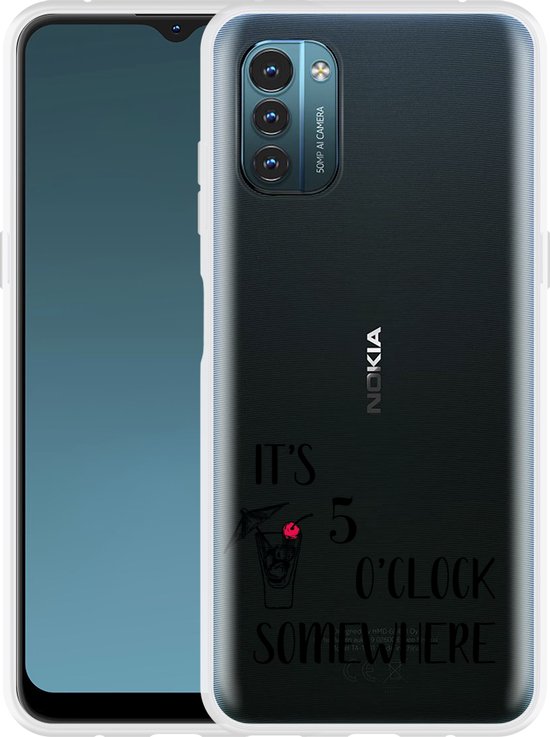 Nokia G11/G21 Hoesje 5 O'Clock Somewhere - Designed by Cazy | bol
