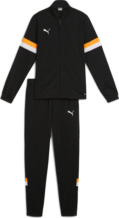 PUMA individualRISE Tracksuit Jr Jongens Trainingspak - PUMA Black-Heat ...