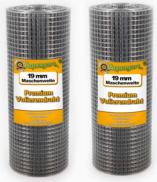 100m x 0,5m volièredraad gaas gelast draadhek thermisch verzinkt | bol