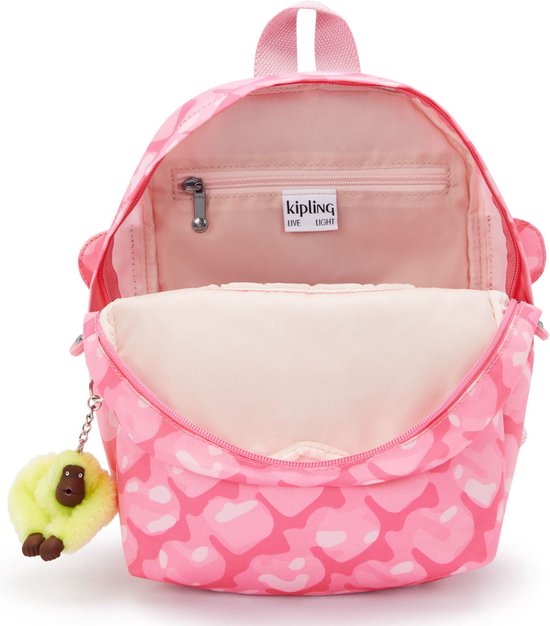 kipling Rugzak Back To School Faster Kids Backpack Adorable Hearts Roze ...