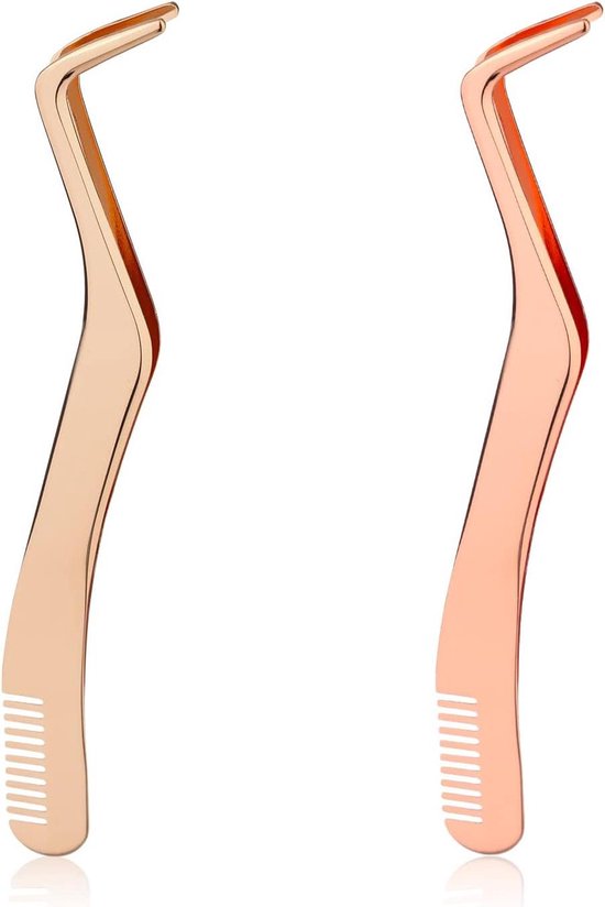 2-delige Lash Pincet Set - RVS - Opgewaardeerd - Lash Extension Pincet ...