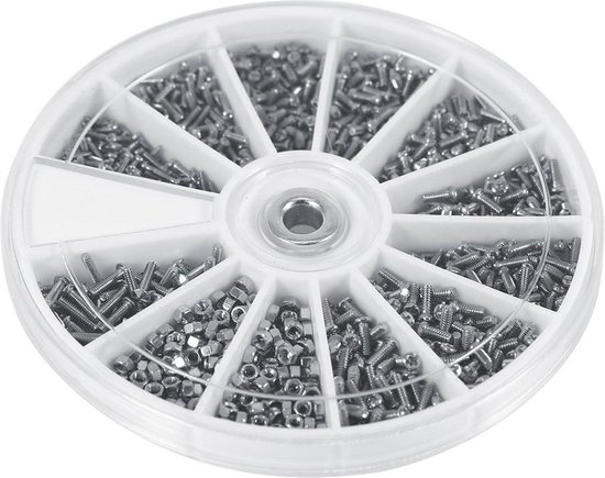 Mini-schroeven 600 stuks M1 M12 M14 - en M16 voor bril - nodig . | bol