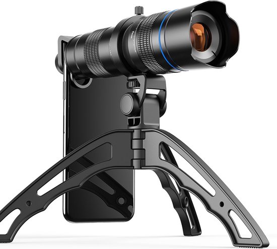 Apexel Telelens - 20-40x Zoom Telefoon Camera Lens met Statief | bol