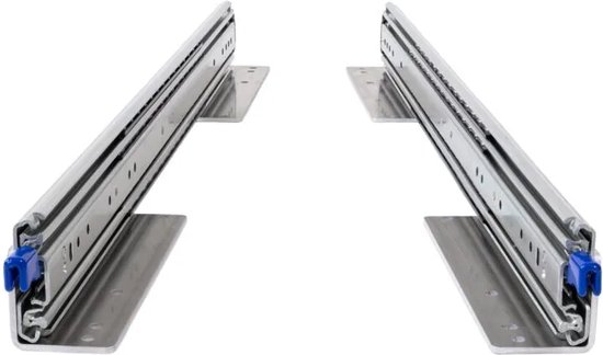 Set 250kg ladegeleiders + lage vloerbeugels 1700 mm 68inch met ...