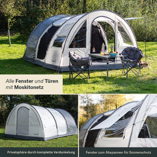Skandika Simo 5 Protect Tent – Tenten – Campingtent – Voor 5 personen ...