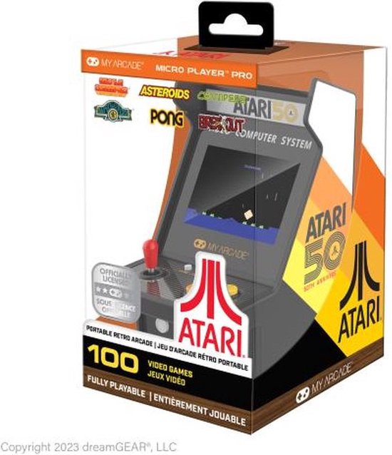 My Arcade - Micro Player Pro Atari 50th Anniversary (100 Games in 1) | bol