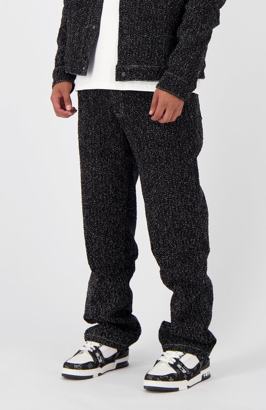BOUCLE DENIM PANTS | bol