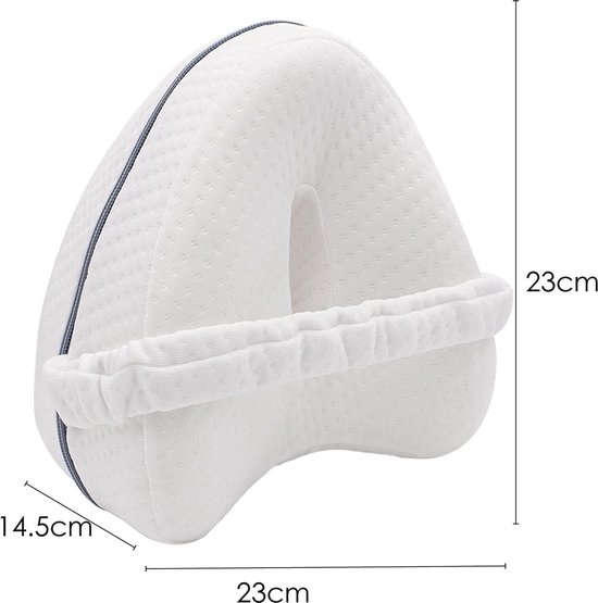 Comfortabel Kniekussen met Riem - Ergonomische Memory Foam Steun voor Slapen en... | bol