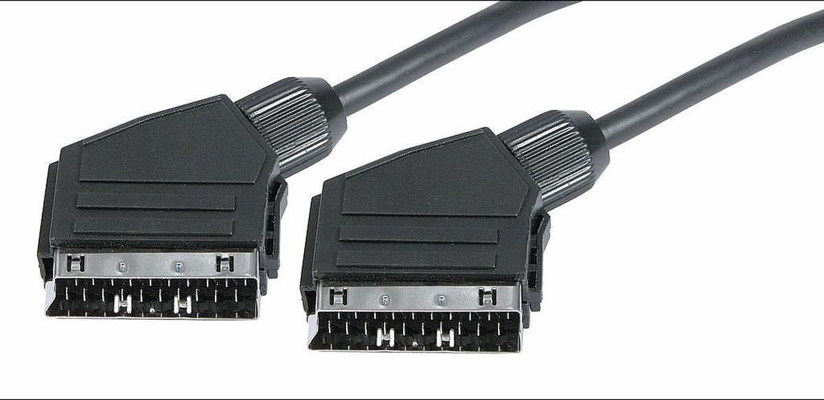 Scart Kabel - 1 meter - Zwart | bol.com