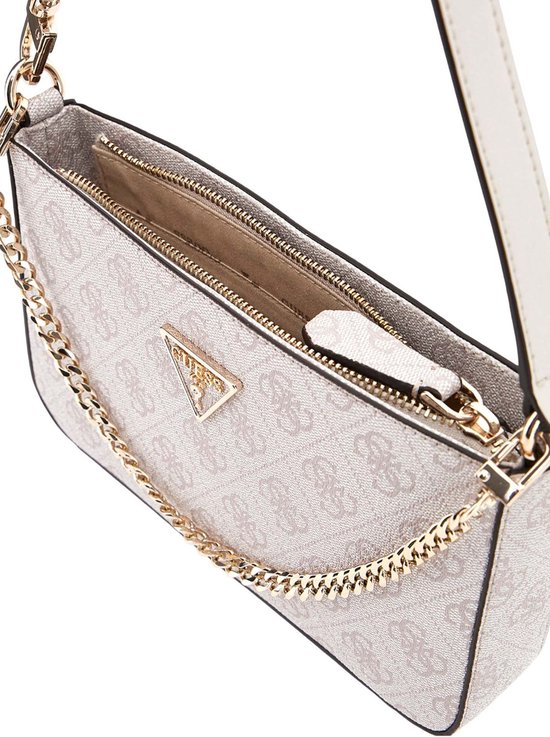 GUESS Handtas Schoudertas Noelle Girlfriend Satchel Dove Logo Oud roze ...