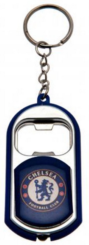 Chelsea FC Official Football Crest Bottle Opener Keyring With Torch ...