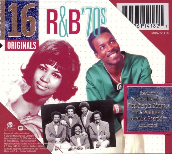 Ultimate 16: R&B 70s, various artists | CD (album) | Muziek | bol.com