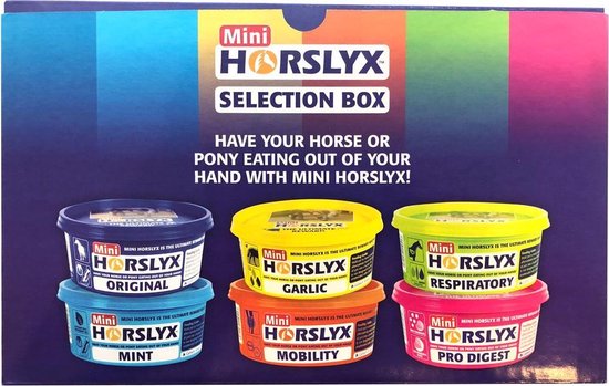 Horslyx Mini Horse Lick Selection Box (Pack Of 6) (Multicoloured) | bol