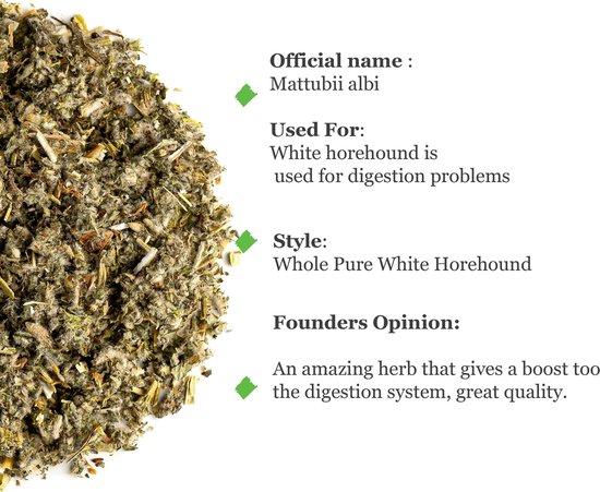 Malrove Blad Thee Kruid - White Horehound - 100% natuurlijk | bol