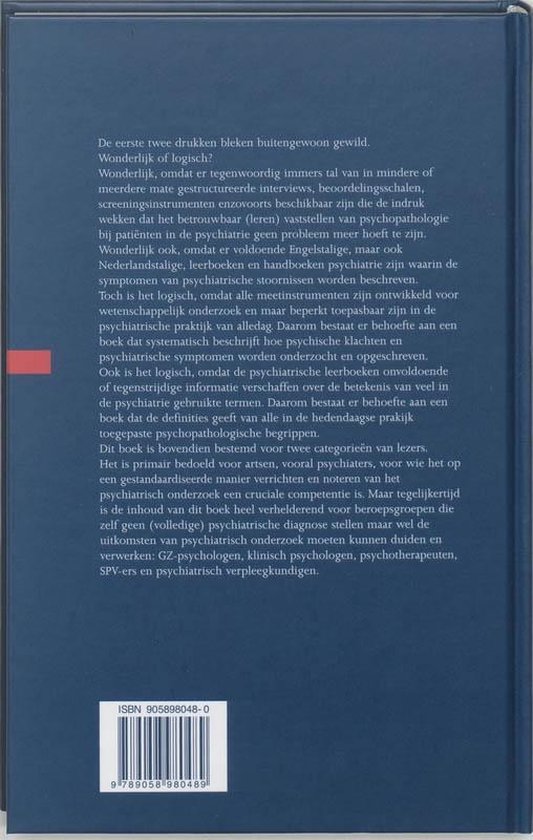 Het psychiatrisch onderzoek | 9789058980489 | W.J. Schudel | Boeken | bol