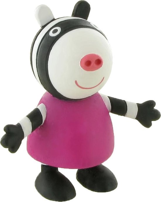 Peppa Pig Zoë Zebra taart topper decoratie 6 cm. | bol