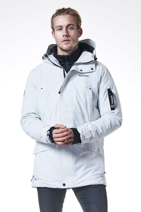 Tenson Himalaya Vision 2020 - Parka - Heren - Licht Grijs - Maat XL | bol