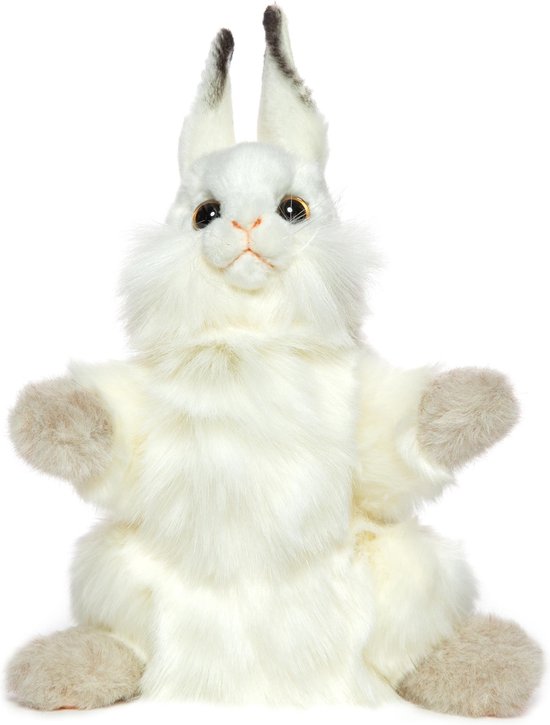 Handpop Konijn Wit, Hansa | bol