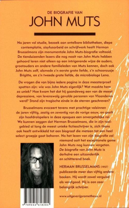Biografie van John Muts, Herman Brusselmans | 9789044618204 | Boeken | bol