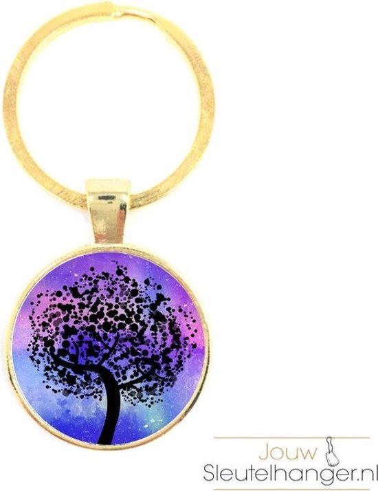 Sleutelhanger Glas - Boom | bol.com