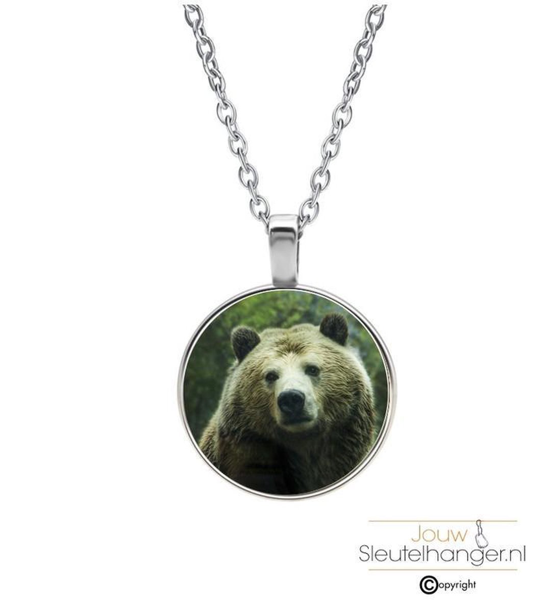 Ketting Glas - Grizzly Beer | bol.com