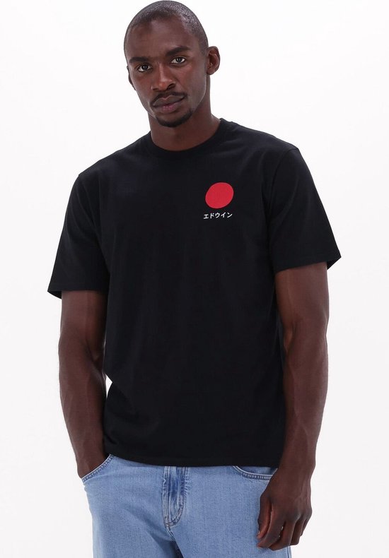 Edwin Heren Polo's & T-shirts Japanese Sun Ts Single Jersey - Zwart - Maat S | bol.com