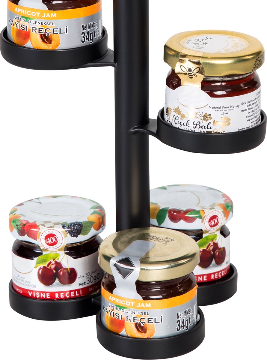 (12 stuks) Jam Etagere / Buffet houder - met 4 planken | GGM Gastro ...