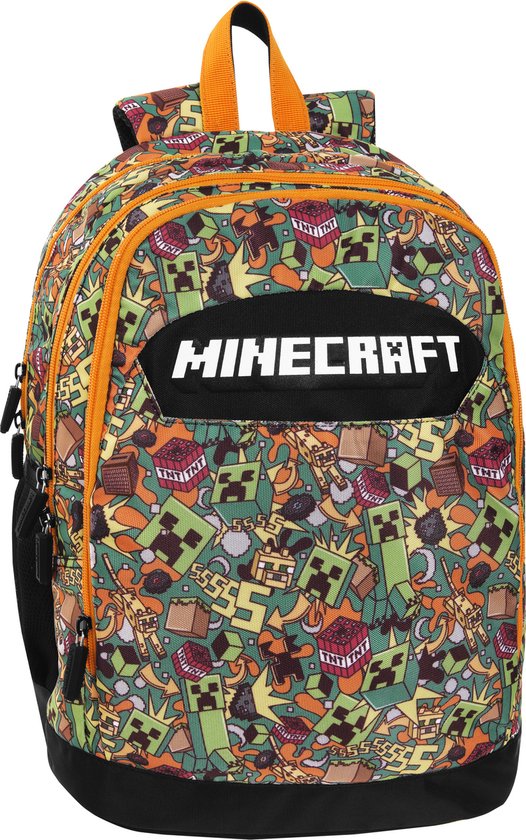 Minecraft Rugzak Cartoon - 42 x 34 x 23 cm - Polyester | bol