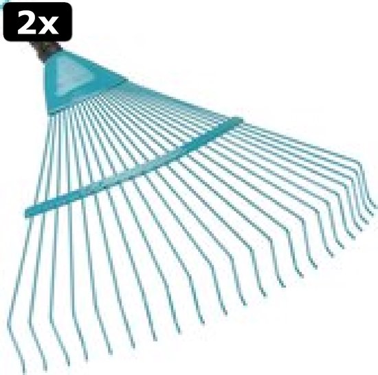 2x Gardena Combi Kunststof Gazonhark | bol.com