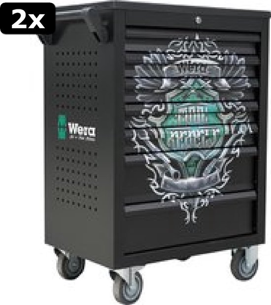 2x Wera Tool Rebels gereedschapswagen | bol.com