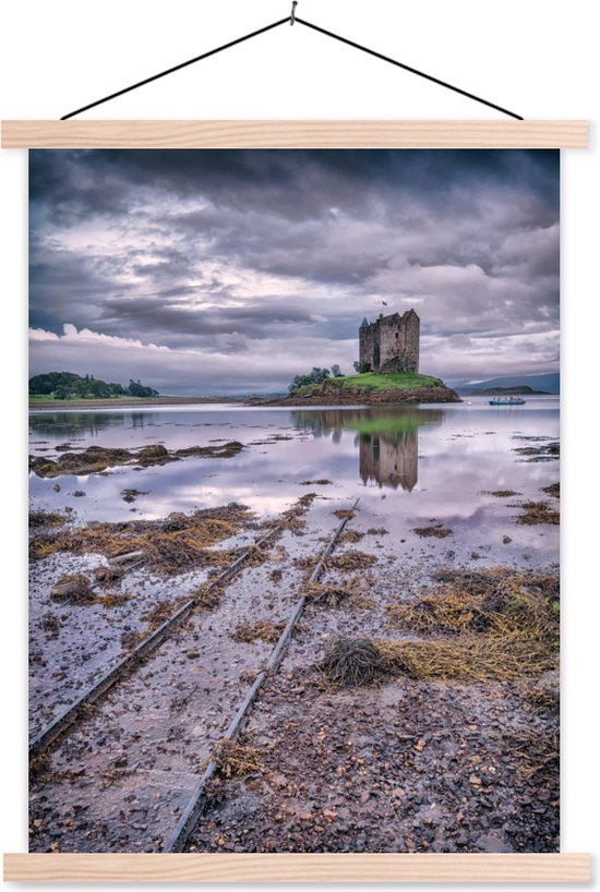 Affiche textielposter Stalker Kasteel at Loch Laich lamelles vierges ...