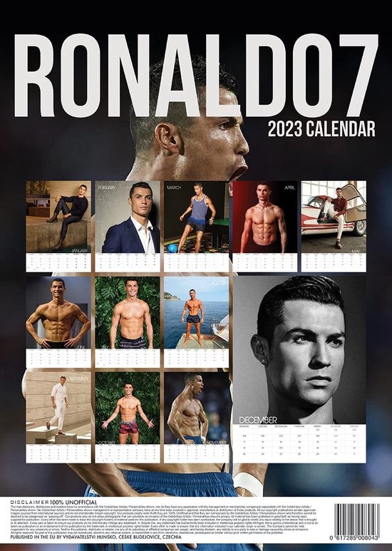 Cristiano Ronaldo Calendrier 2023 A3 | bol.com