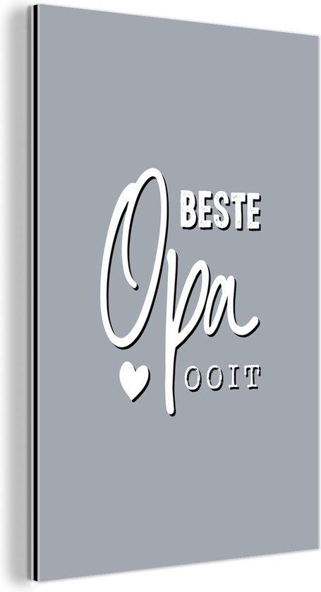 Wanddecoratie Metaal - Aluminium Schilderij Industrieel - Cadeau voor ...