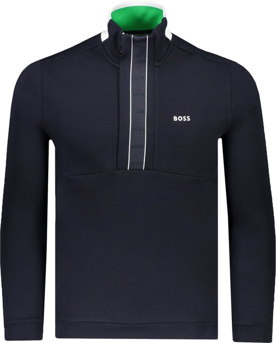 Hugo Boss Sweater Blauw voor Mannen - Herfst/Winter Collectie | bol.com