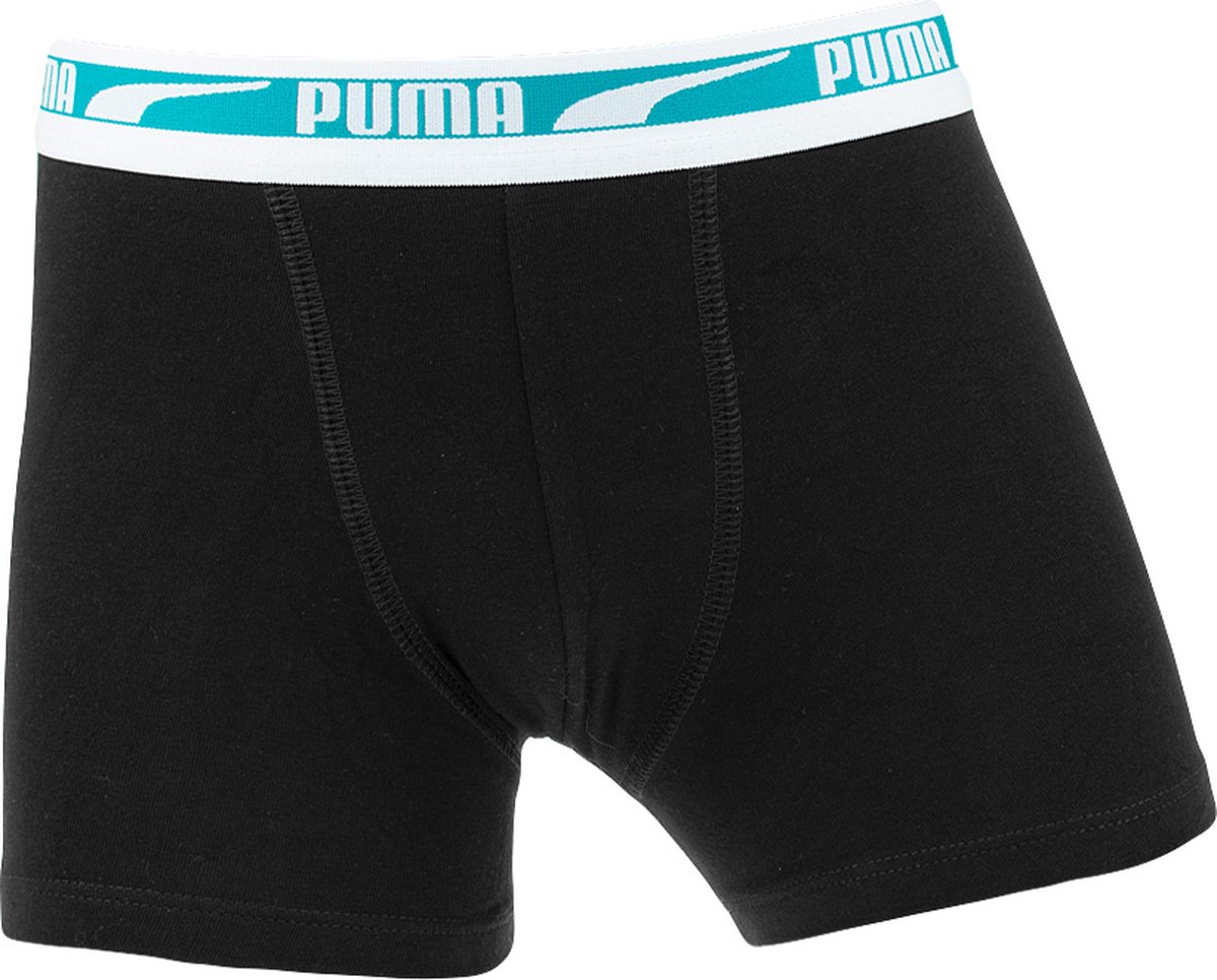 PUMA jongens 2P boxers multi logo zwart & blauw - 134/140 | bol.com