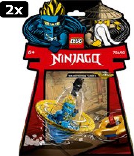 2x LEGO NINJAGO Jay's Spinjitzu Ninjatraining - 70690 | bol.com